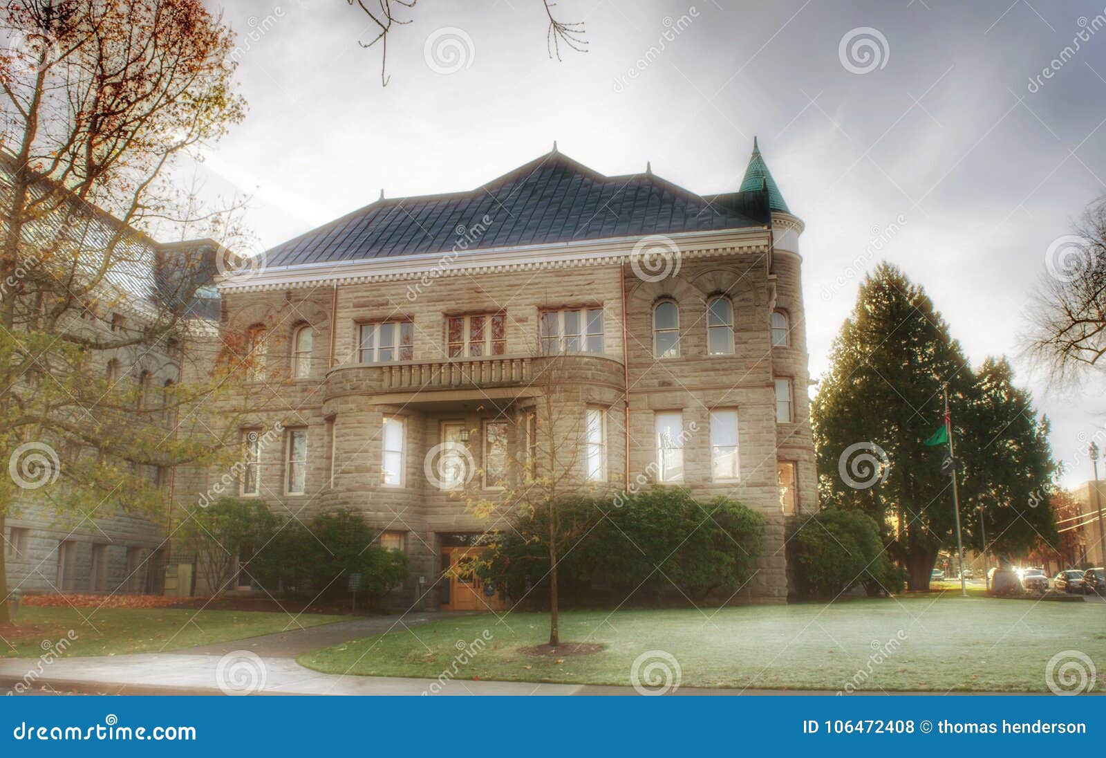 Washington State. a View of Historical Building. Stock Photo - Image of ...