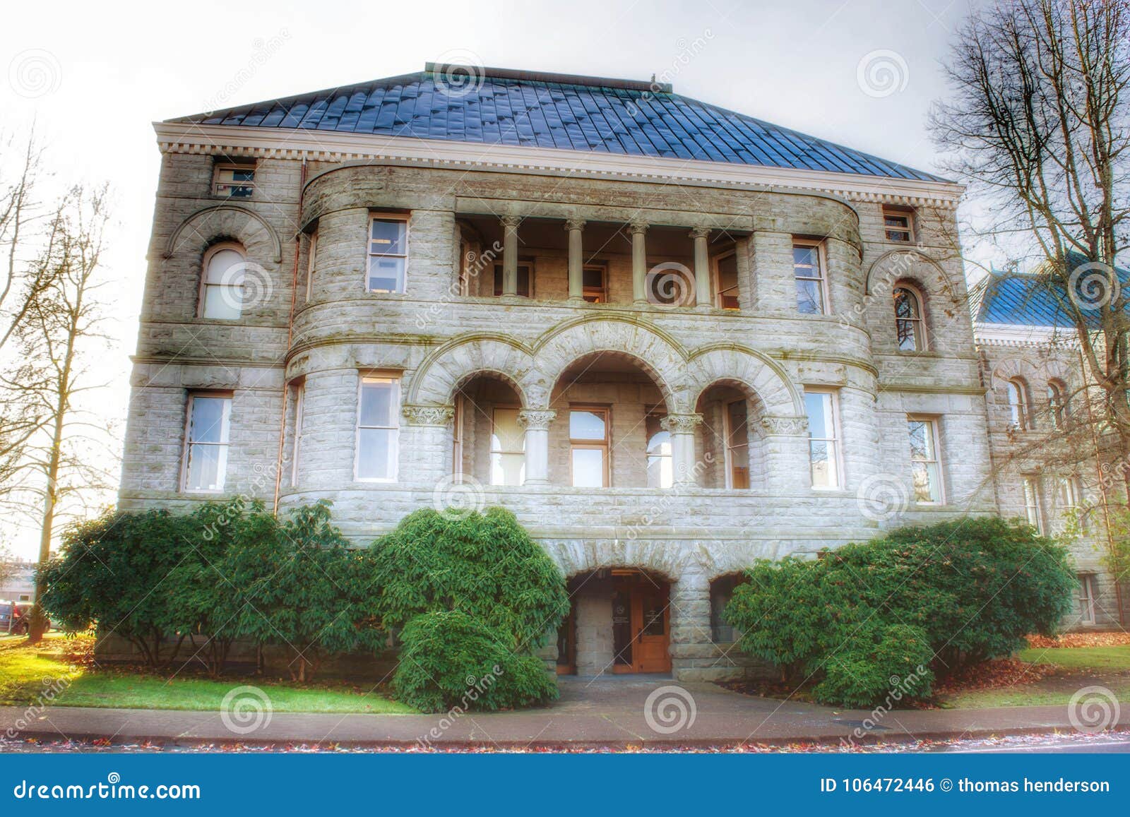 Washington State. a View of Historical Building. Stock Photo - Image of ...