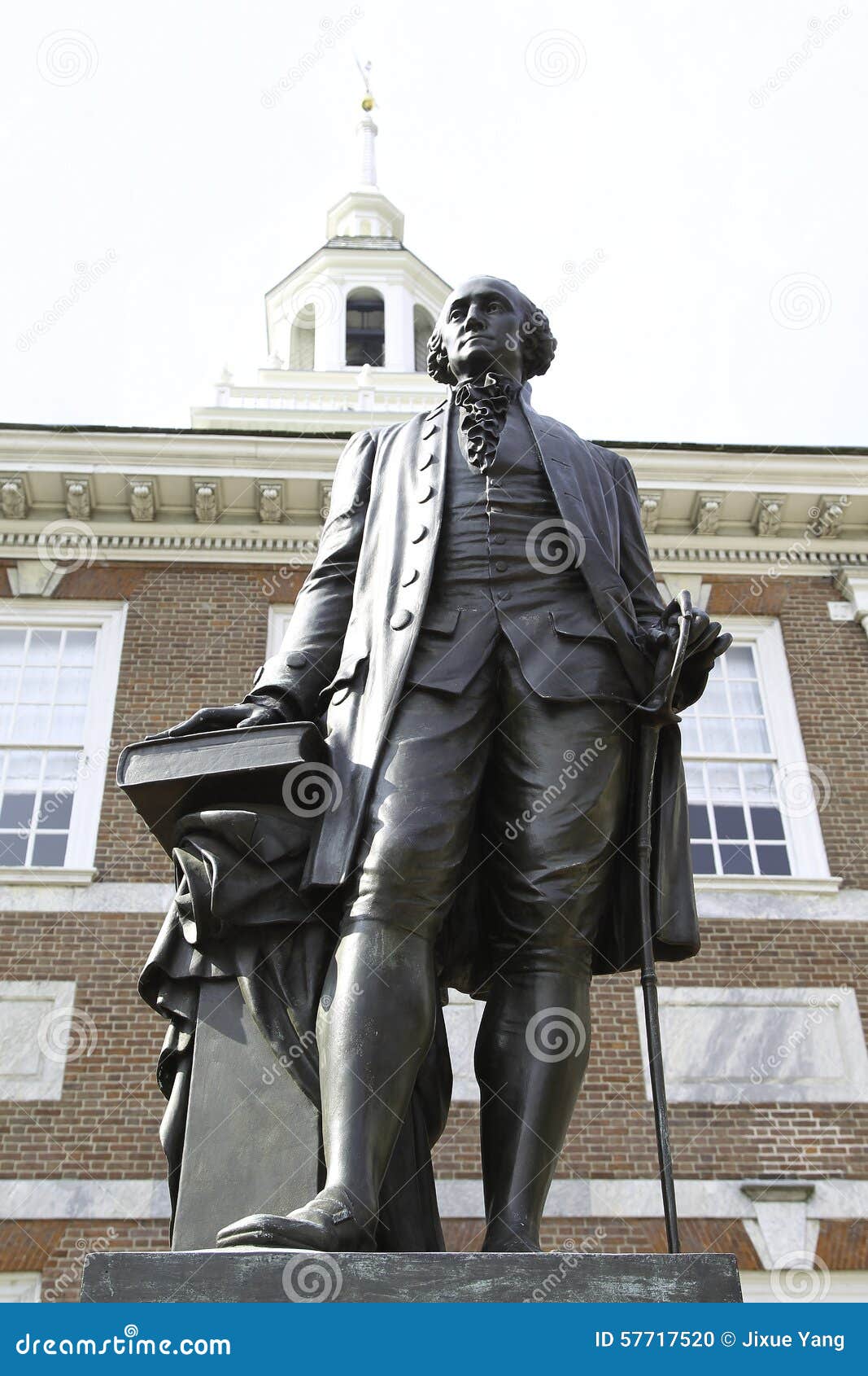Washington Statue editorial image. Image of sword, pennsylvania - 57717520