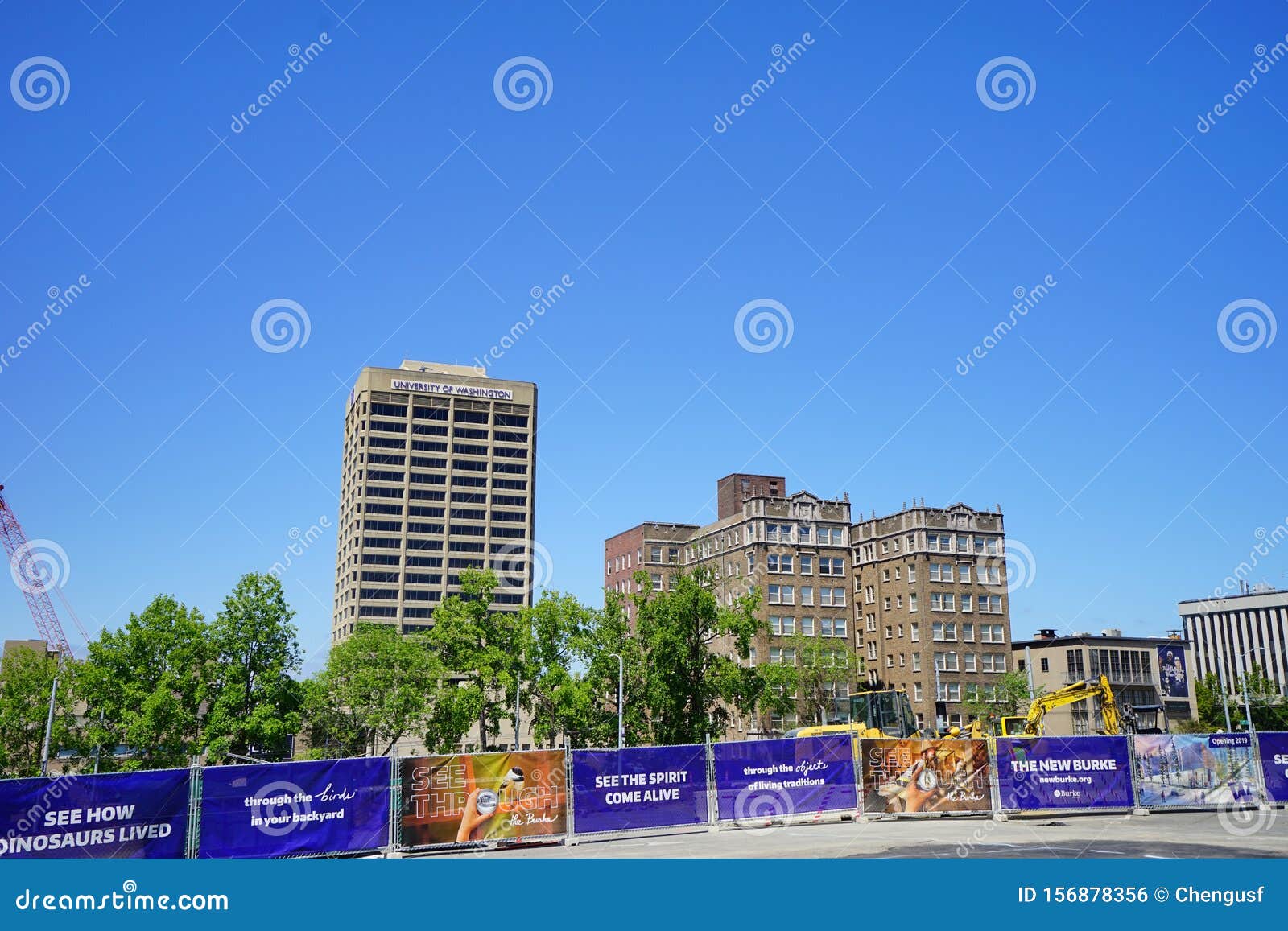 Washington University Seattle Editorial Photo - Image of panarama ...