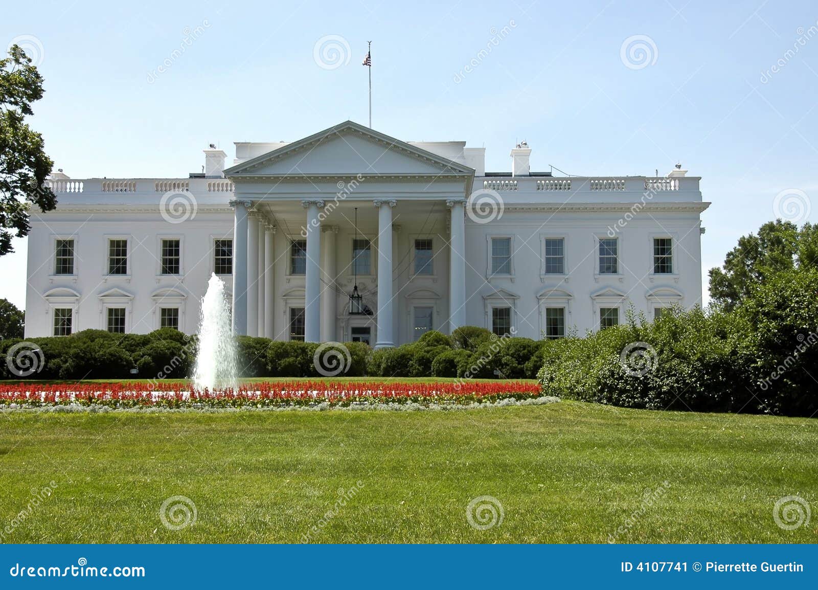 Washington White House stock image. Image of leader, tourist - 4107741