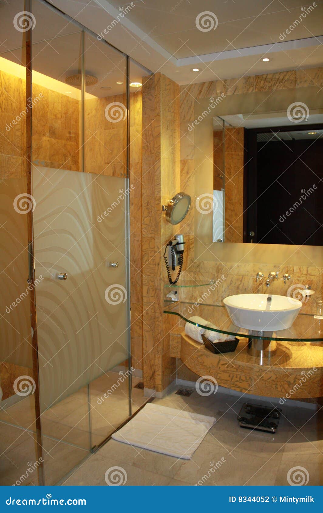 Washroom of Hotel Room stock photo. Image of interior - 8344052