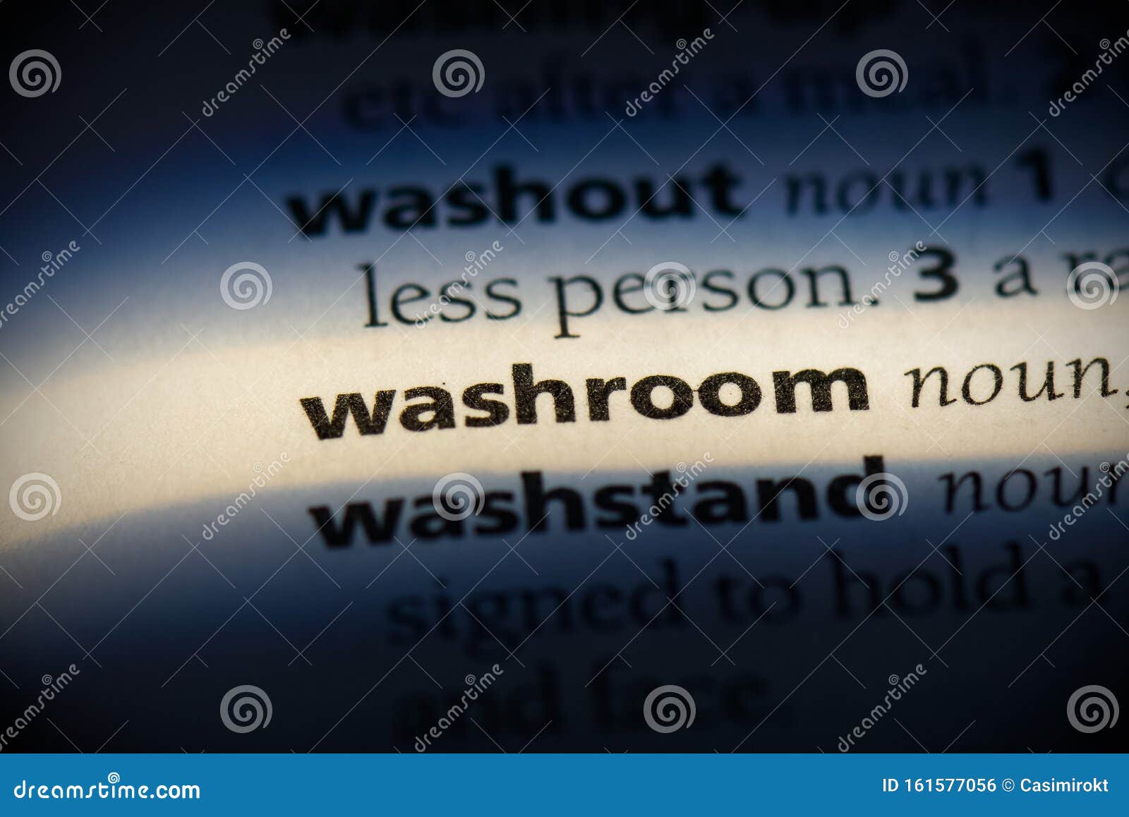 Washroom stock photo. Image of book, dictionary, etymology - 161577056