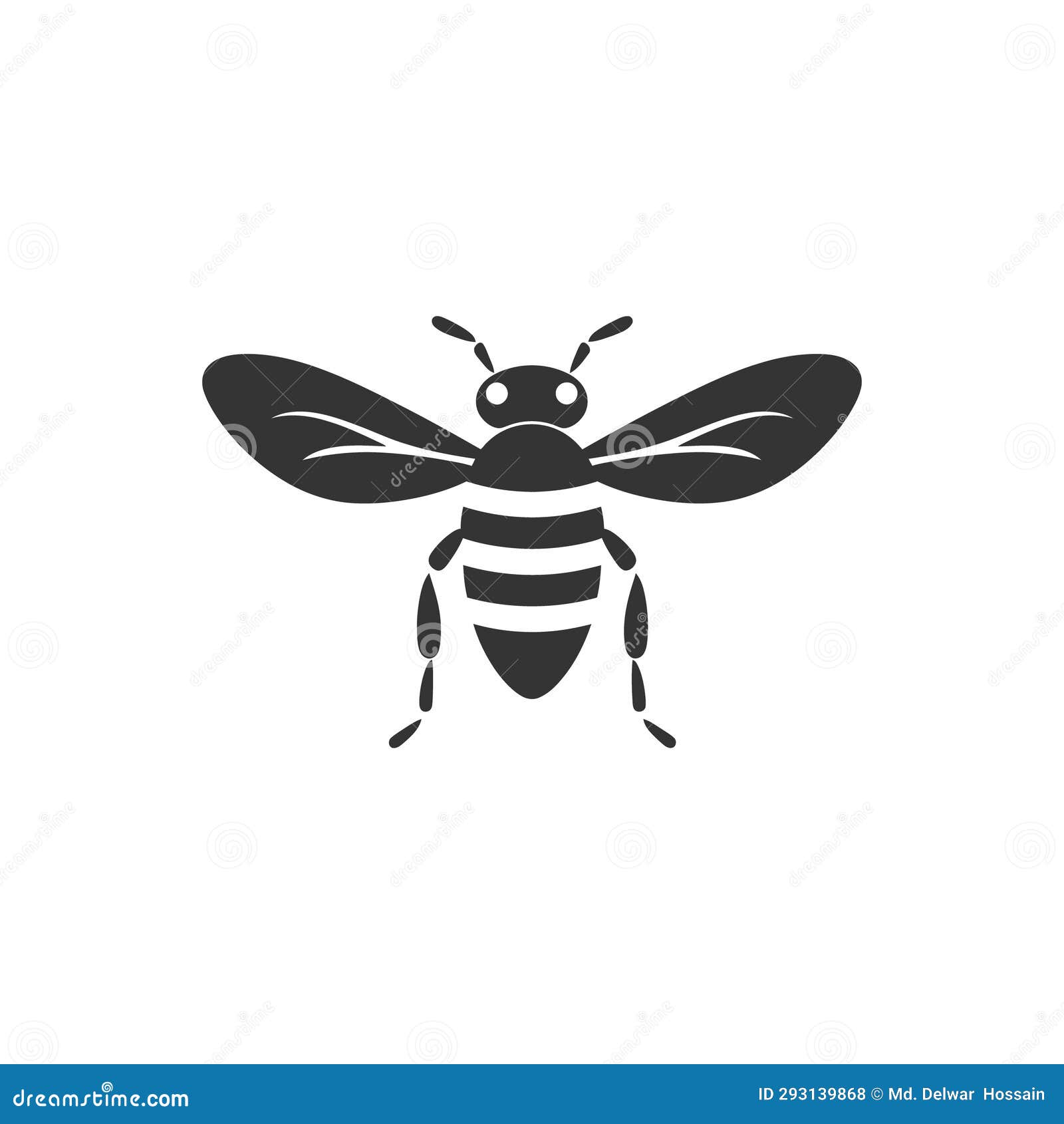 Wasp Insect icon stock vector. Illustration of sketch - 293139868