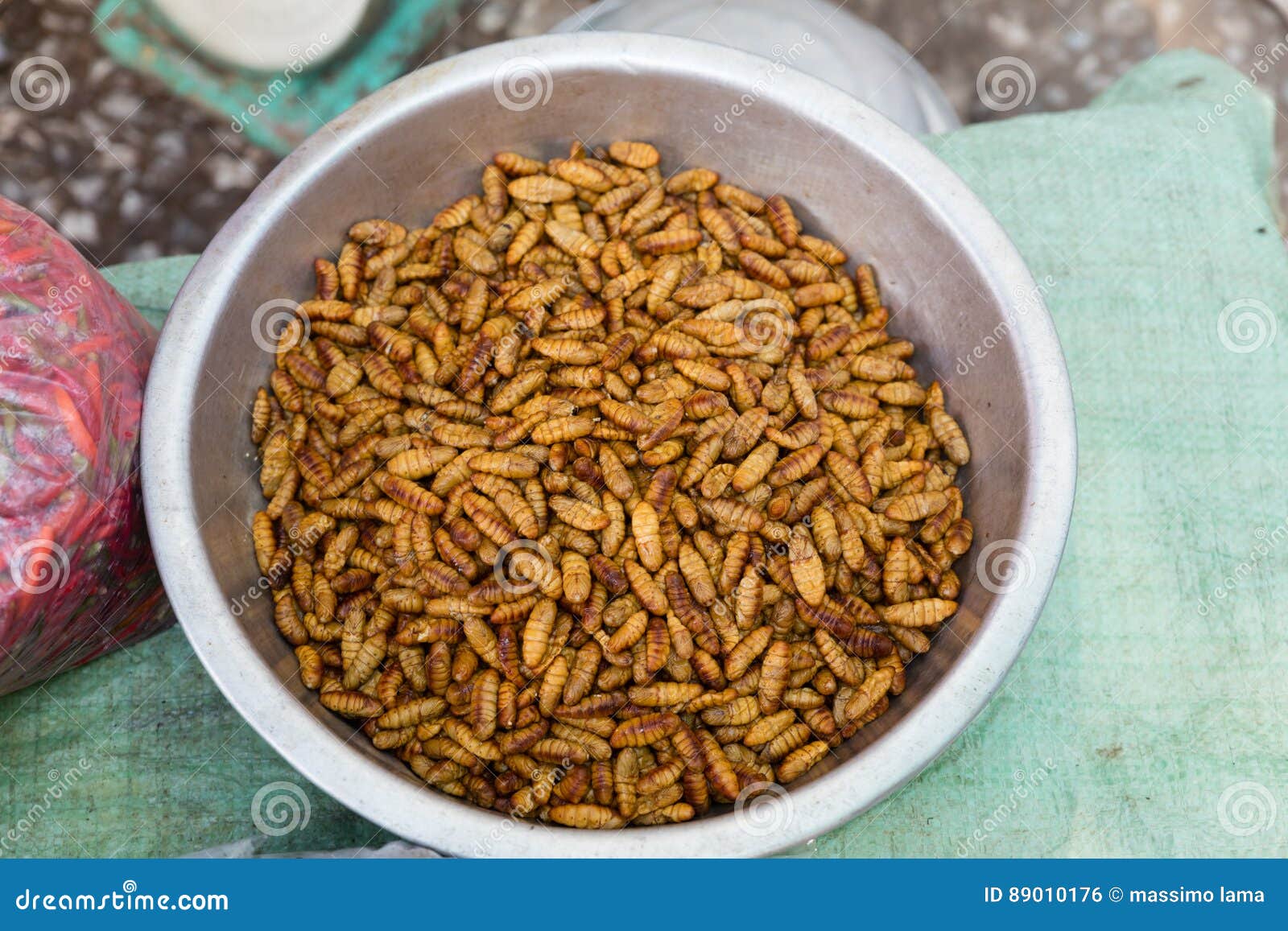 Wasp Larvae,Can Be Used To Cook,Is A Rare High Protein Food Stock ...