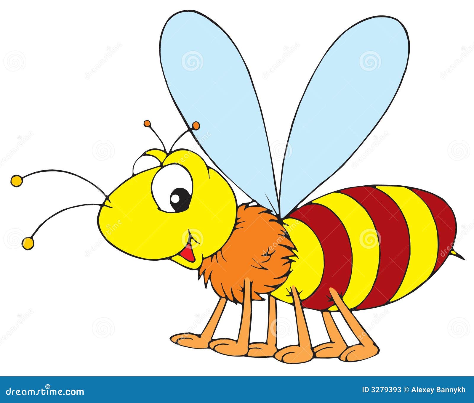 Wasp (vector clip-art) stock vector. Illustration of game - 3279393