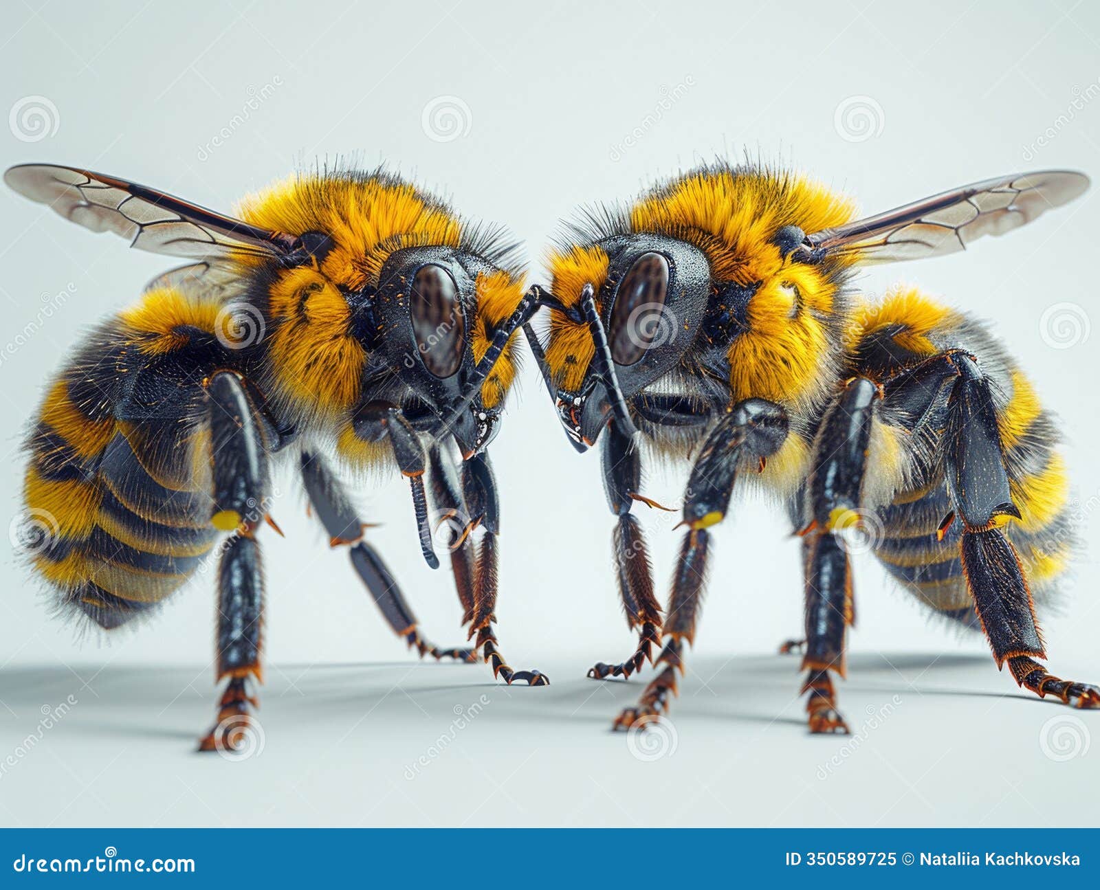 Wasp on a white background stock illustration. Illustration of macro ...
