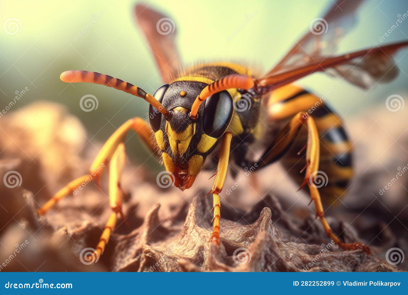 Stinging Insects Hemiptera Mouth, Vintage Engraving Cartoon Vector ...