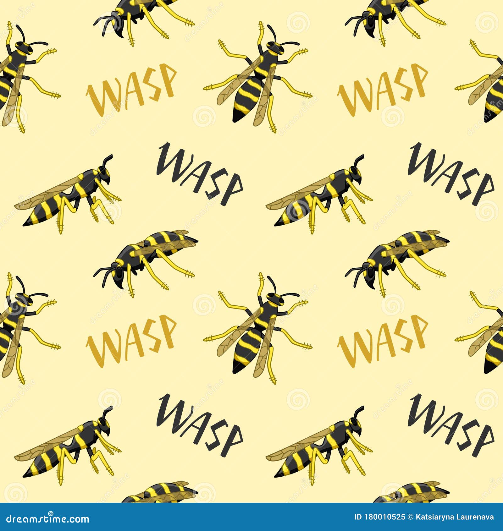 Yellowjacket Yellow Jacket Wasp Insect Children Fun Taxonomy Stock ...