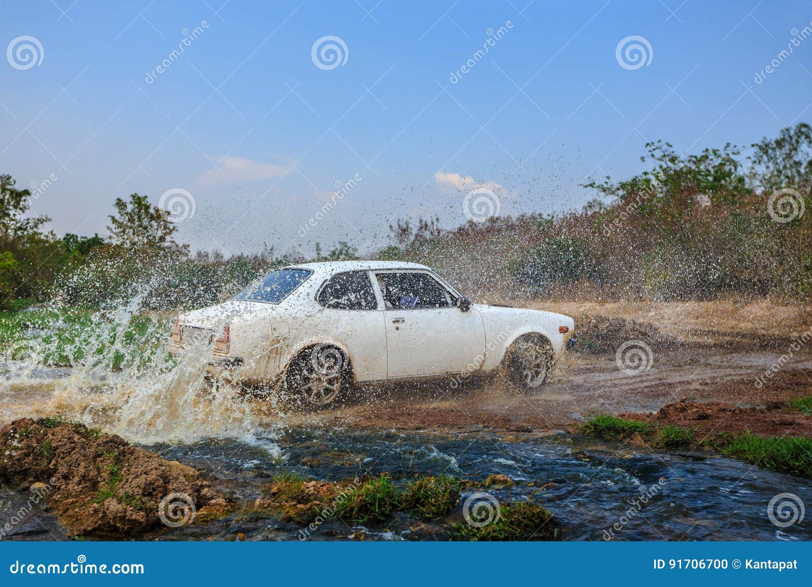 Wasser Gespritzt Von Einem Sammlungsauto Stockfoto - Bild von ...