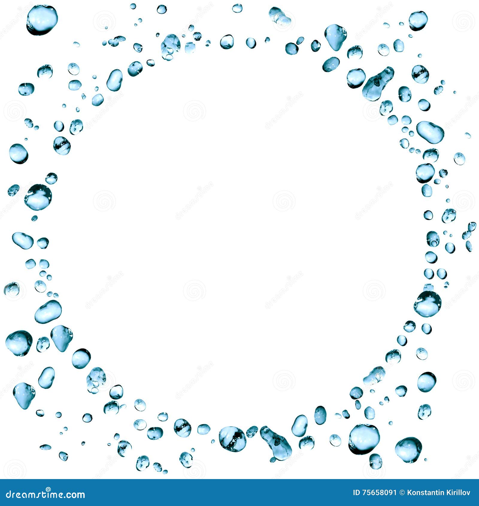 Wasser lässt Rahmen fallen stockbild. Bild von rand, auszug - 75658091