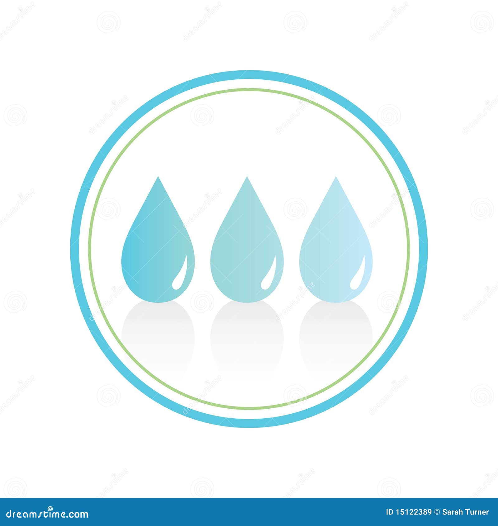 Wasser-Symbol vektor abbildung. Illustration von effizient - 15122389