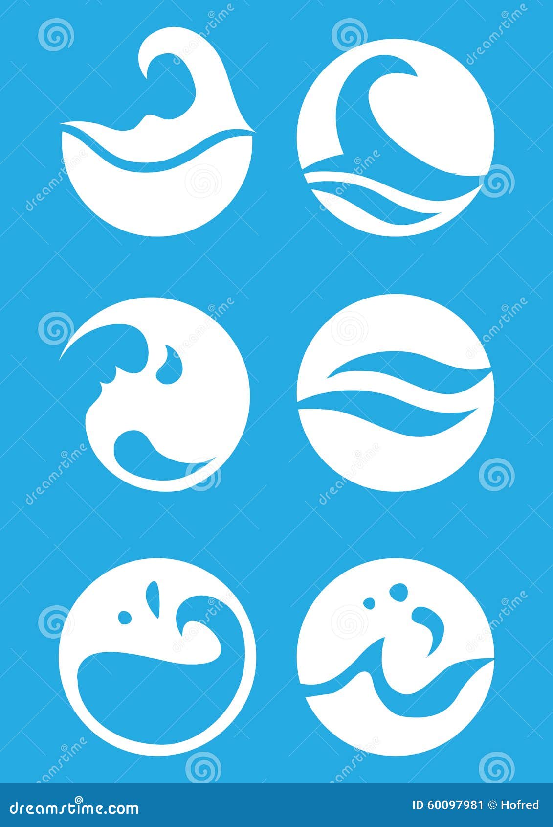 Wasser-Symbol-Vektor-Design Vektor Abbildung - Illustration von emblem ...
