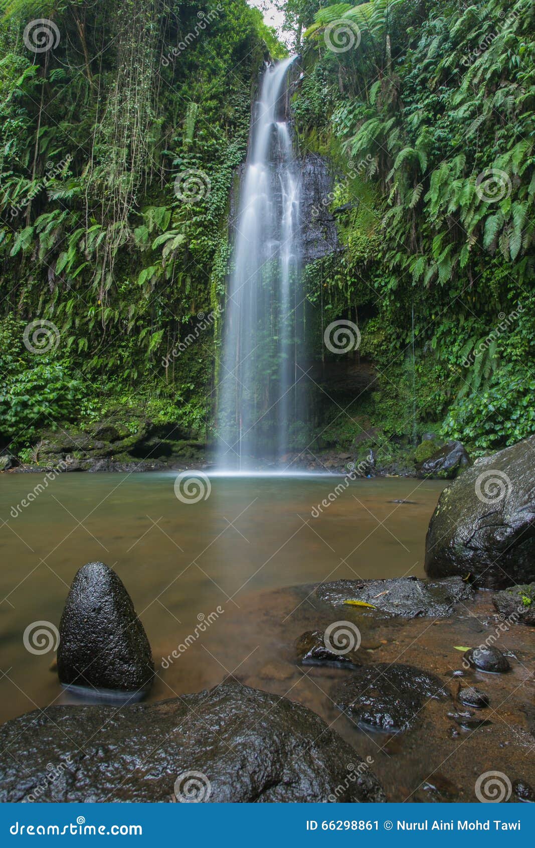 Wasserfall Benang Stokel, Lombok Stockbild - Bild von fotographie ...