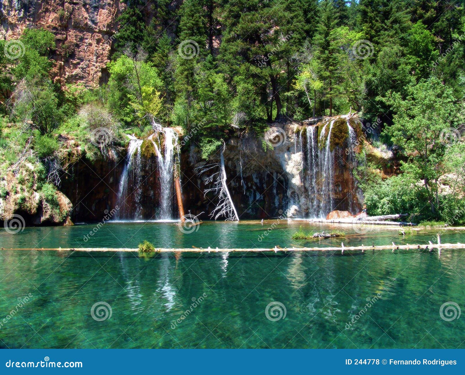 Wasserfall - Kolorado - USA Stockfoto - Bild von hoch, lustig: 244778