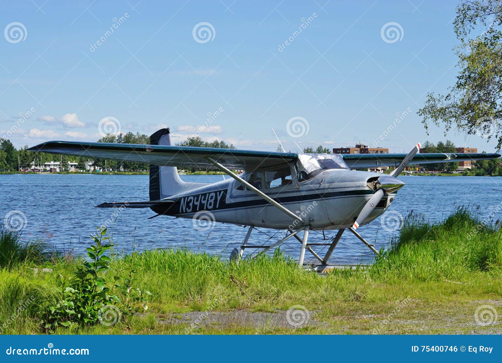 Wasserflugzeug an Der See-Haube in Alaska Redaktionelles Foto - Bild ...