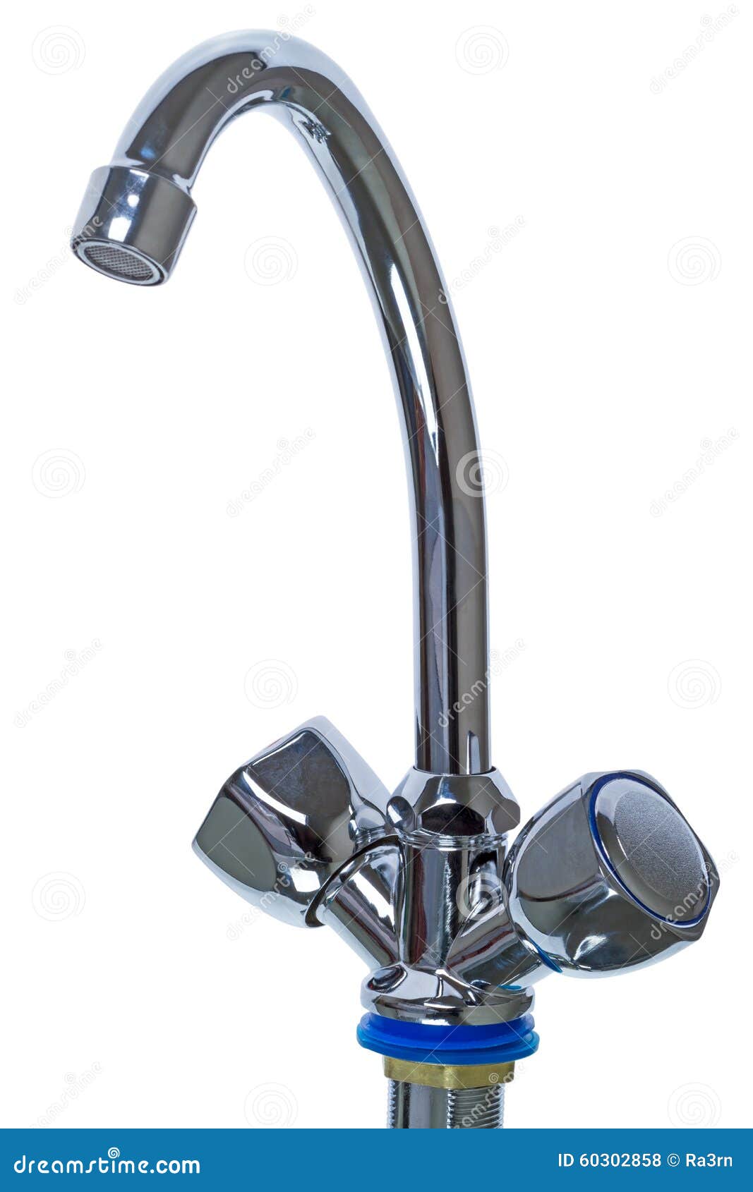 Wasserhahn mit Mischer stockfoto. Bild von wasser, hahn - 60302858