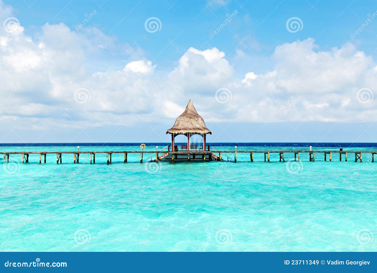 Wasserlandschaft stockbild. Bild von malediven, gebäude - 23711349