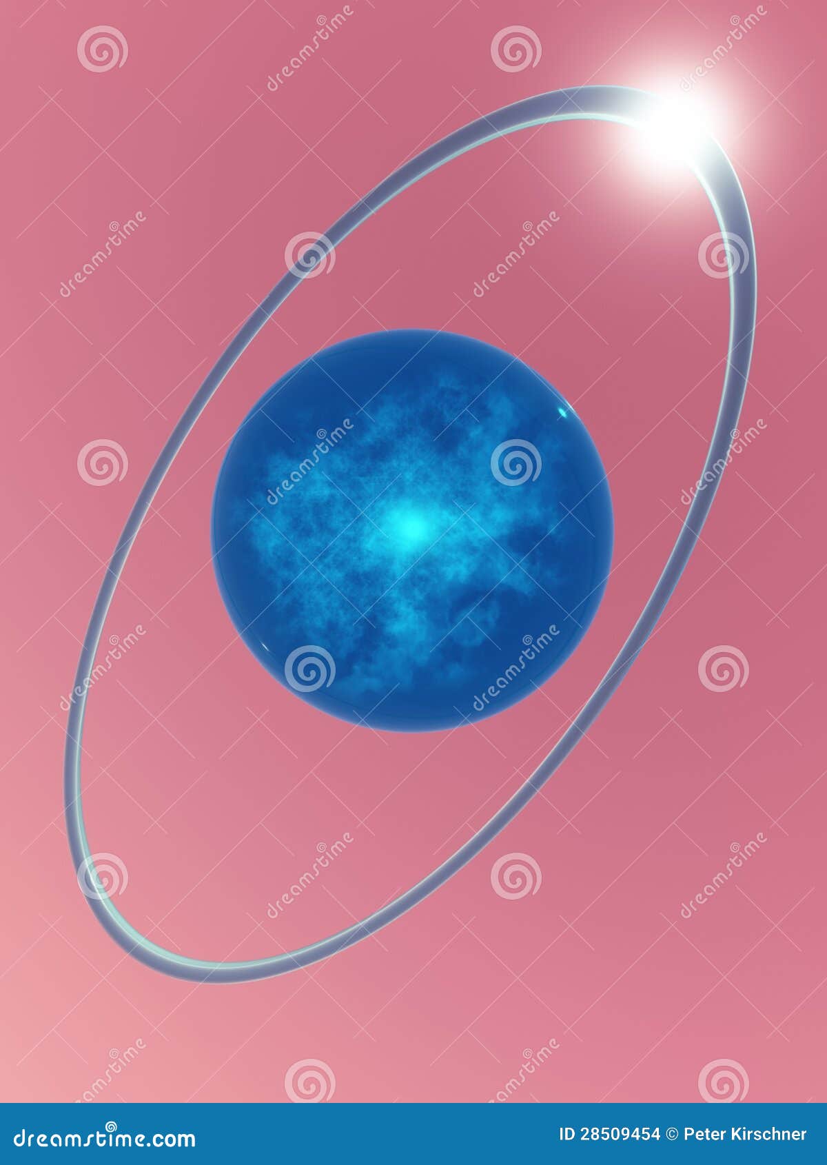 Wasserstoff-Atom stock abbildung. Illustration von elektron - 28509454