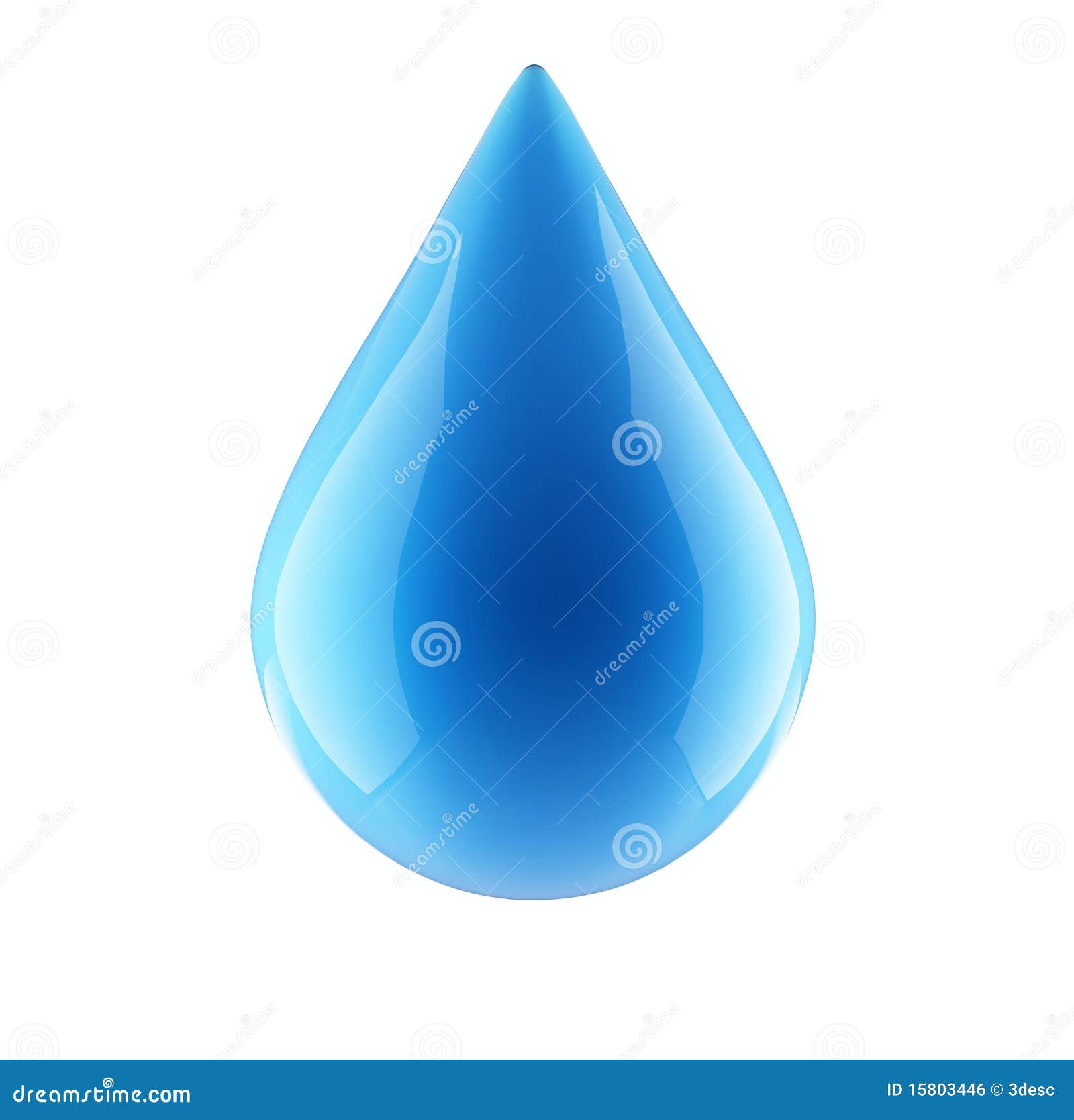 Wassertropfen stock abbildung. Illustration von glänzend - 15803446
