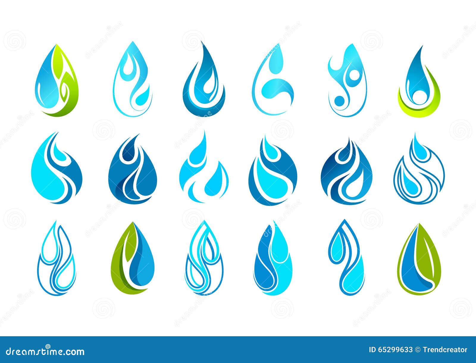 Wassertropfen-Logodesign vektor abbildung. Illustration von einbrennen ...