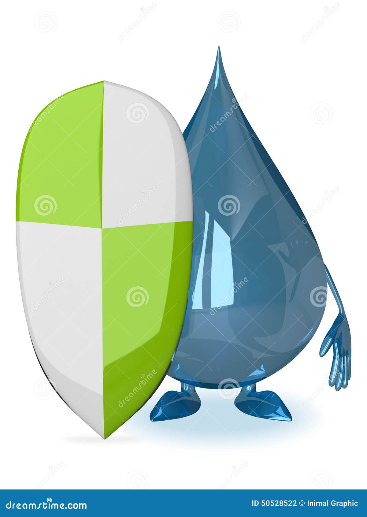 Wassertropfen mit Schild stock abbildung. Illustration von schild ...
