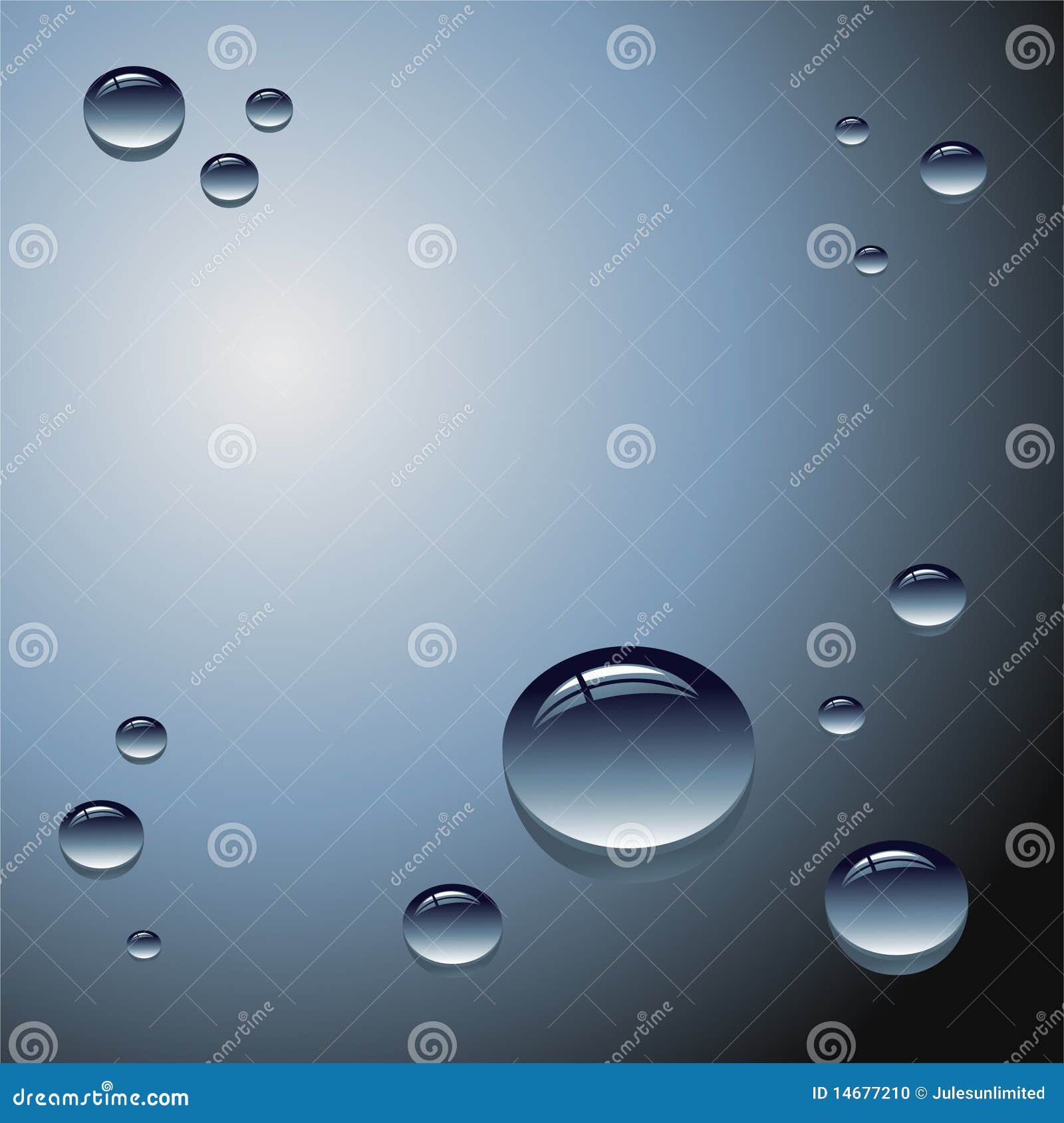 Wassertropfen - Vektorabbildung Vektor Abbildung - Illustration von ...