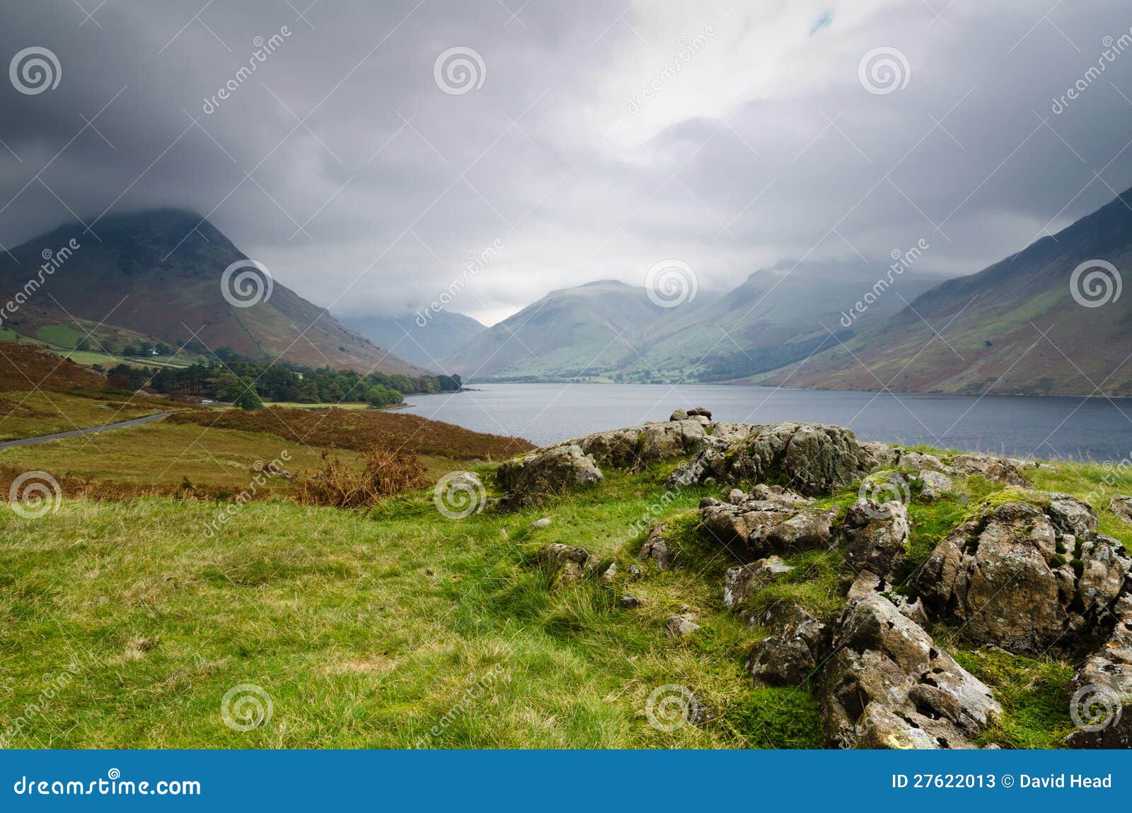 Wast Water storm stock image. Image of park, weather - 27622013