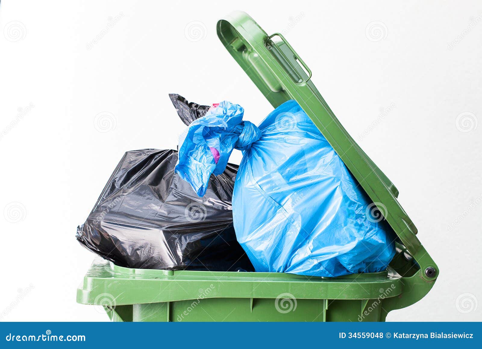 Waste bin top stock photo. Image of filth, dirty, blue - 34559048