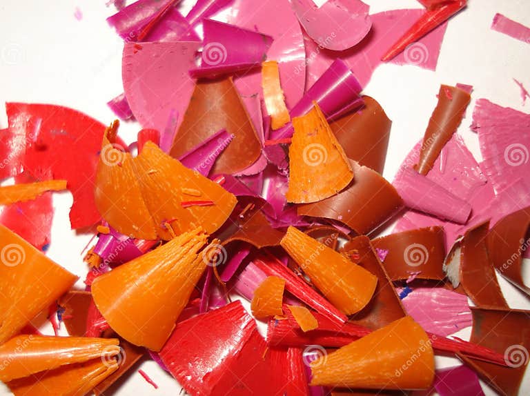 Waste Chips of Different Colors Stock Photo - Image of waste, chips ...