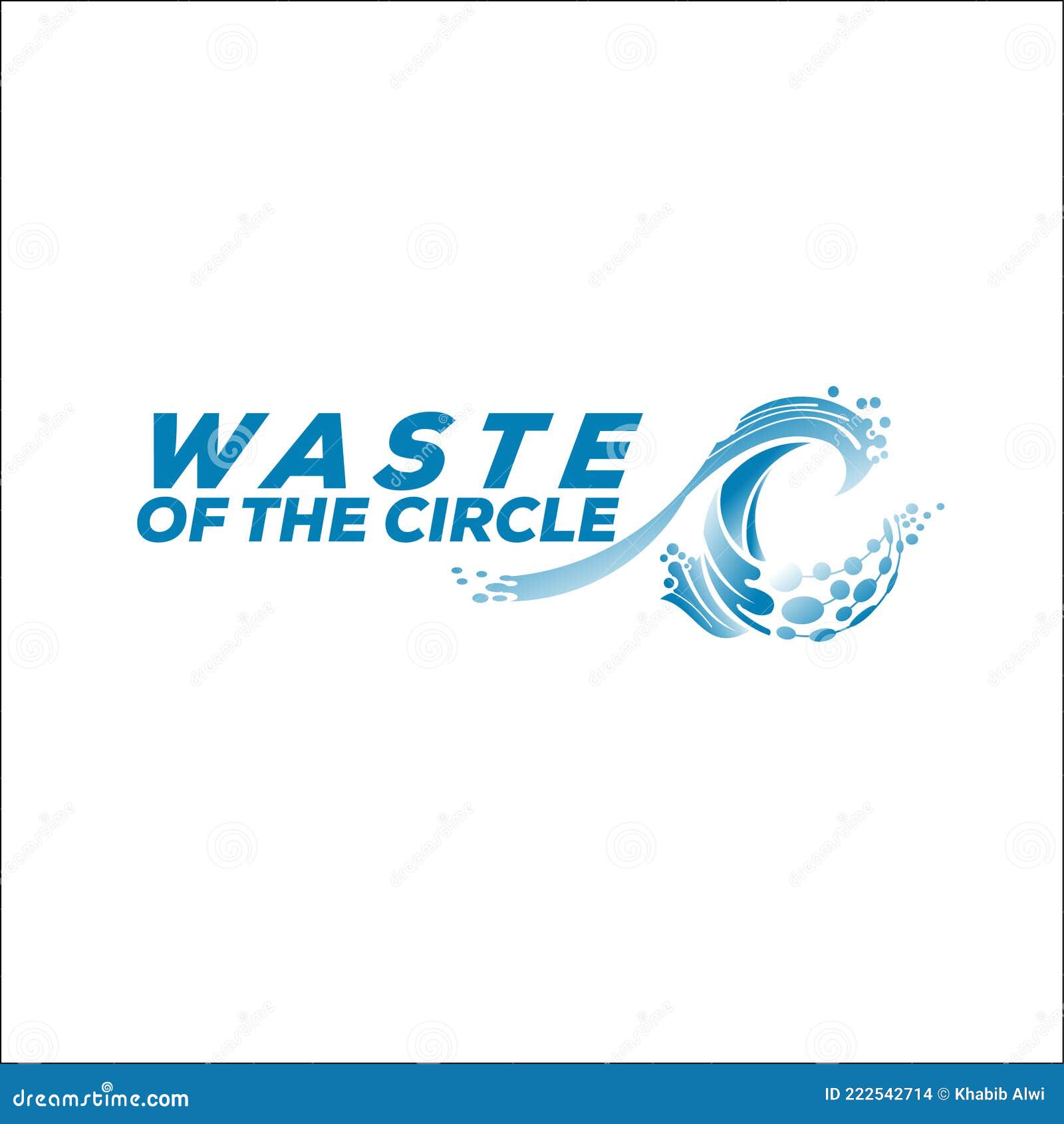Waste Of The Circle / Exclusive Logo Vector Illustration ...
