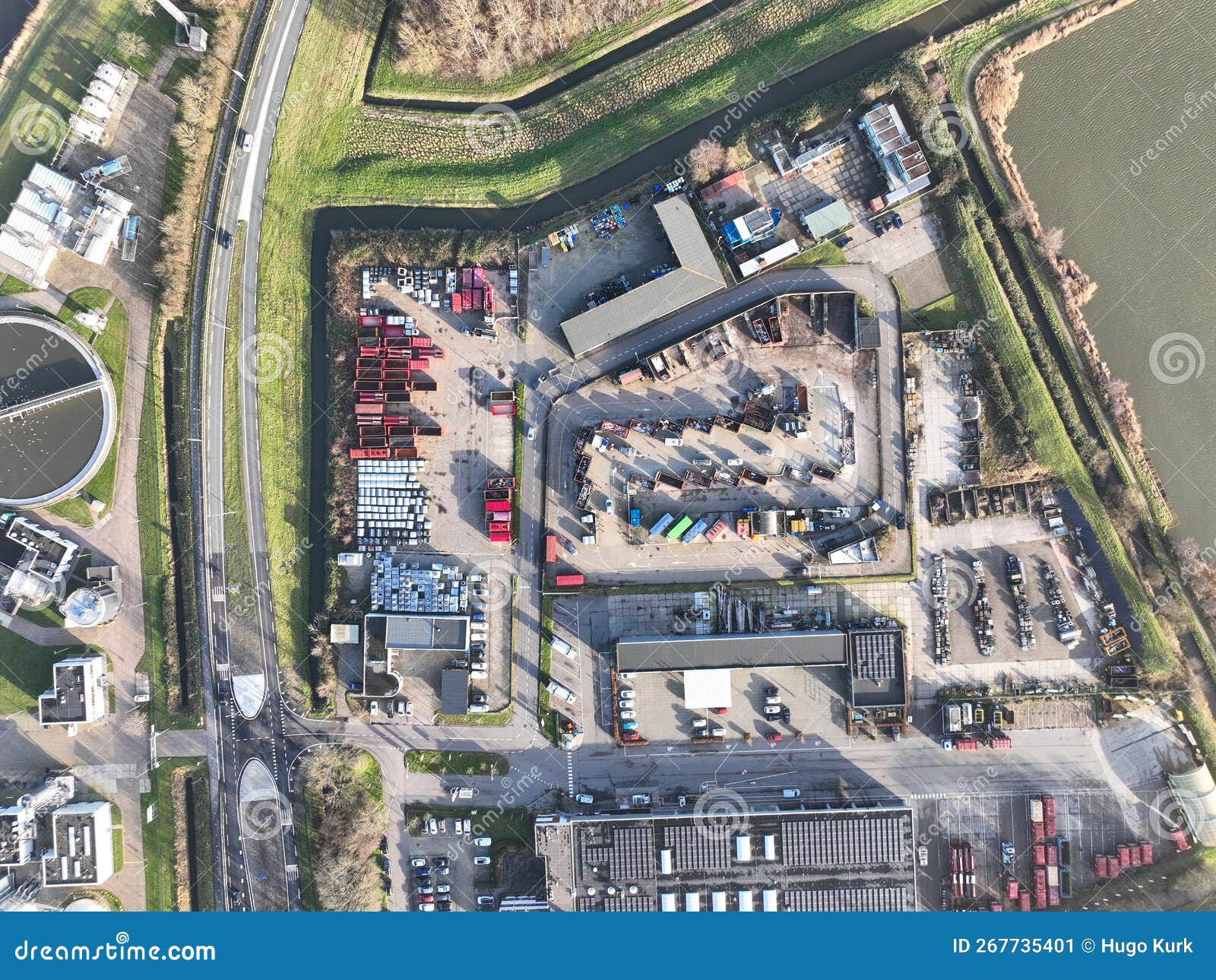 Waste Collection Center, Recycling Center Processing and Separation of ...