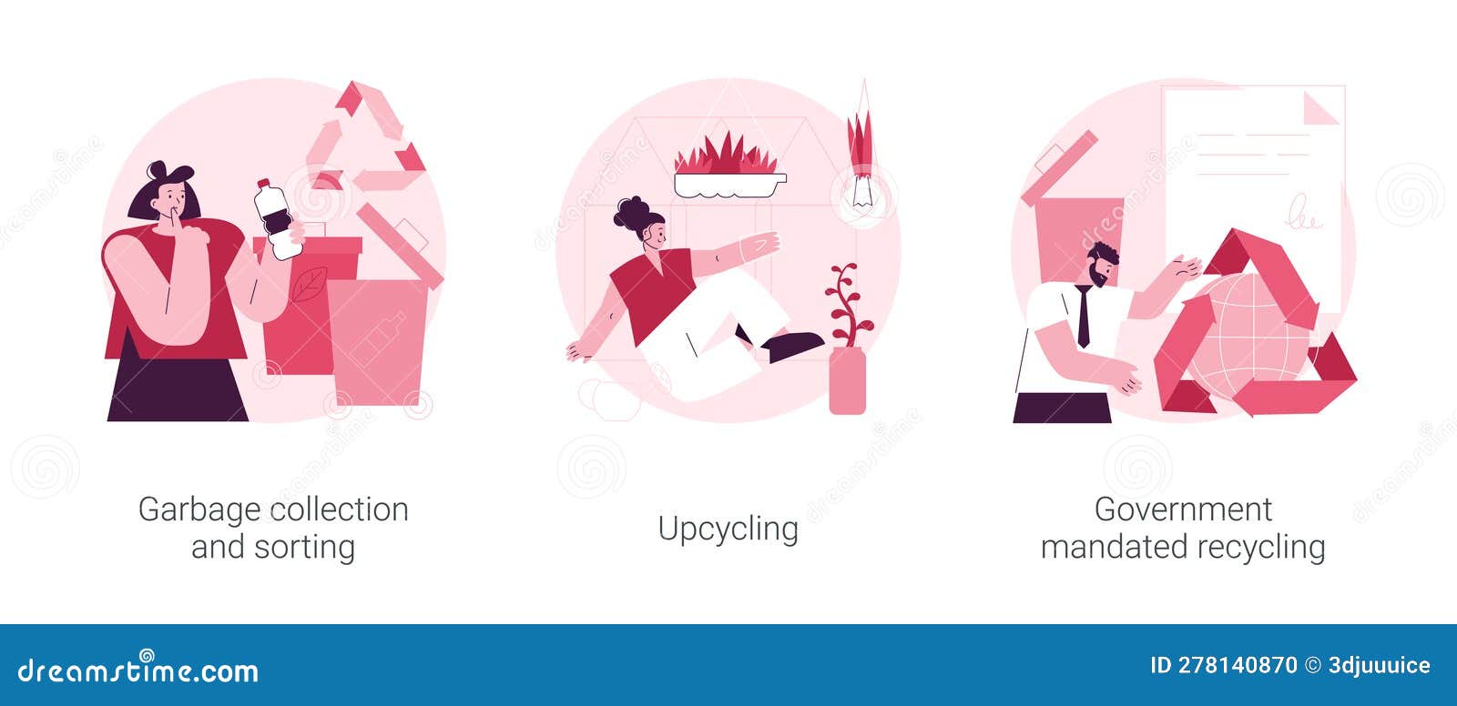 Waste Collection And Recycling Problems Abstract Concept Vector ... Waste Collection And Recycling Problems Abstract Concept Vector ...