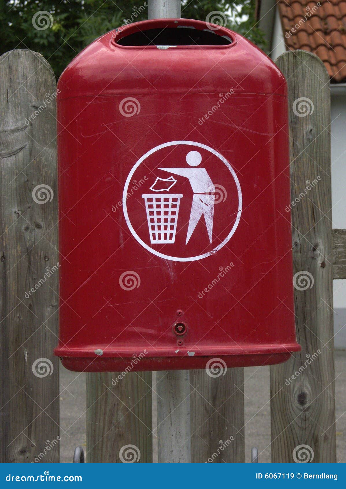 Waste Container On The Sorting Line Of A Recycling Plant. The Process ...