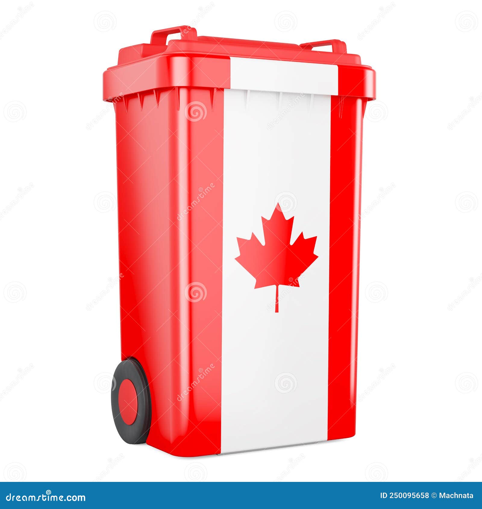 Container With Canadian Flag And Crane Hook Stock Photo | CartoonDealer ...