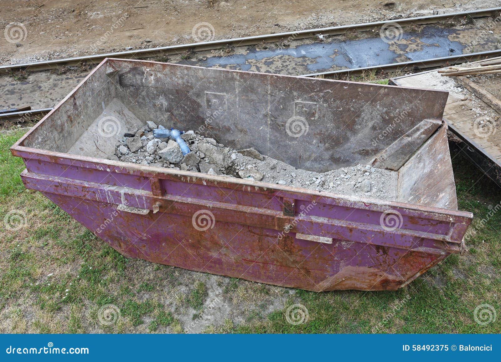 Waste Container stock image. Image of dumpster, open - 58492375