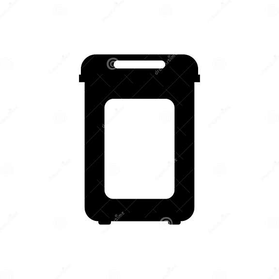 Waste container icon stock illustration. Illustration of management ...