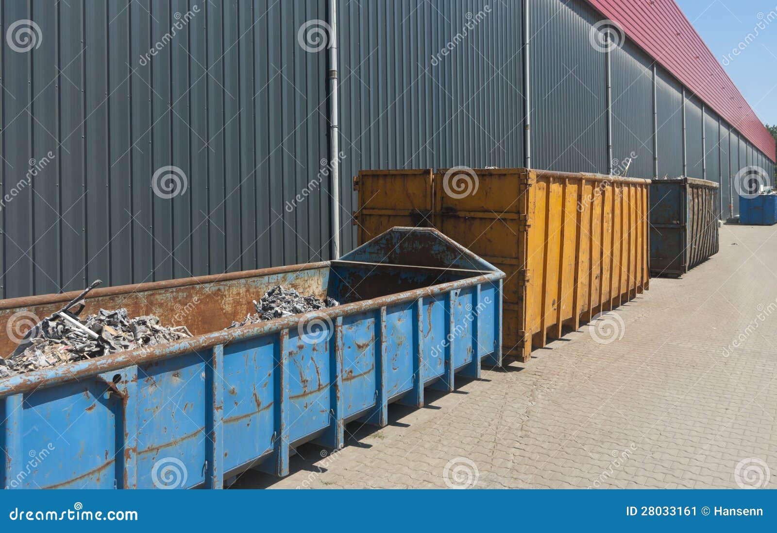 Waste containers stock image. Image of industry, transport - 28033161