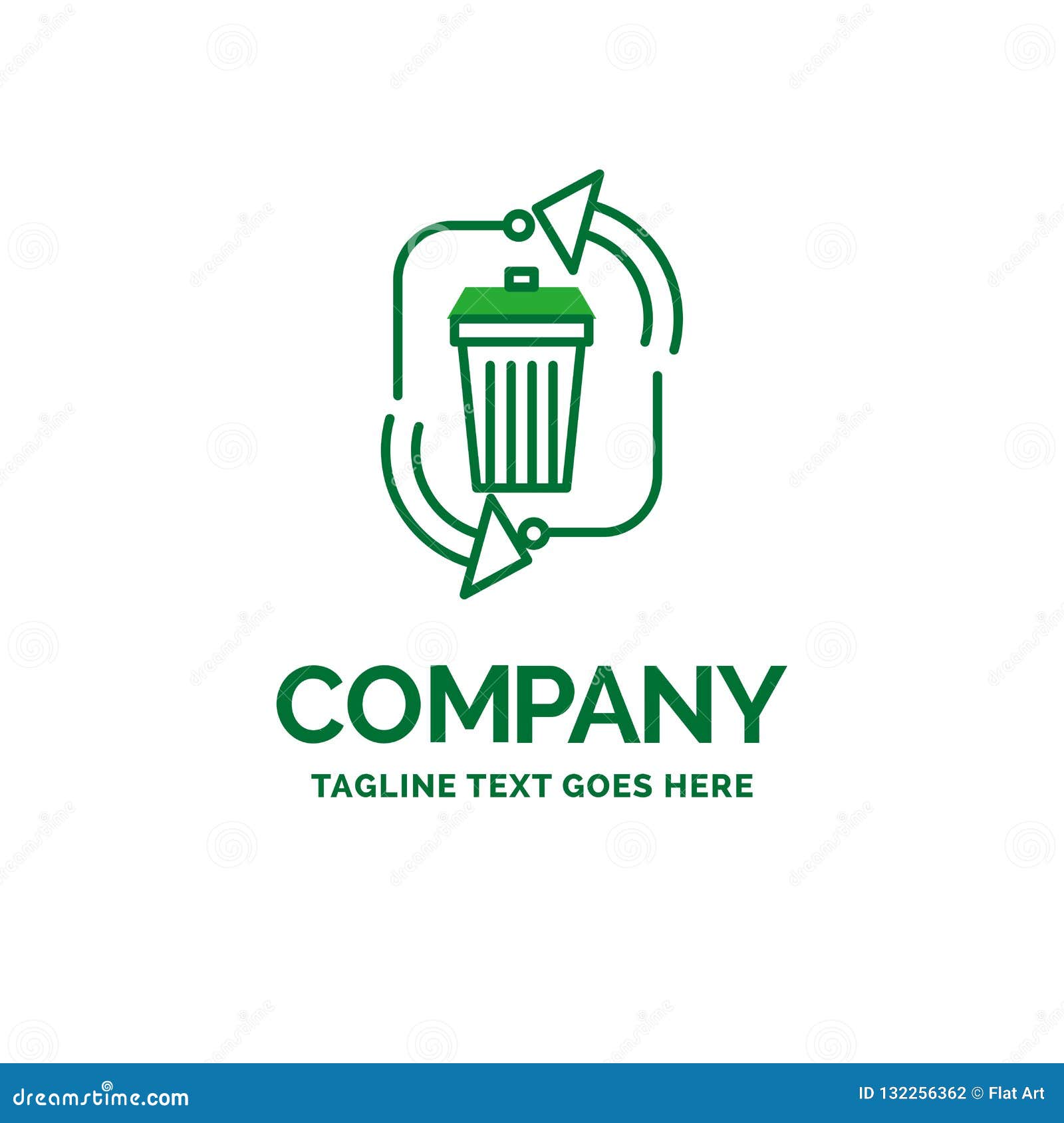 Waste, Disposal, Garbage, Management, Recycle Flat Business Logo Stock ... Waste, Disposal, Garbage, Management, Recycle Flat Business Logo Stock ...