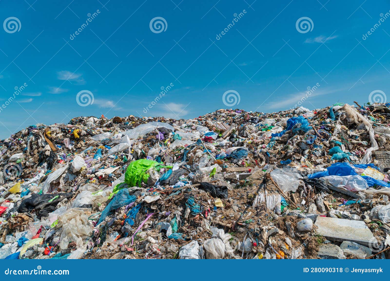 Waste Dump Concept, Pile of Garbage, Garbage Dump. Environmental ...