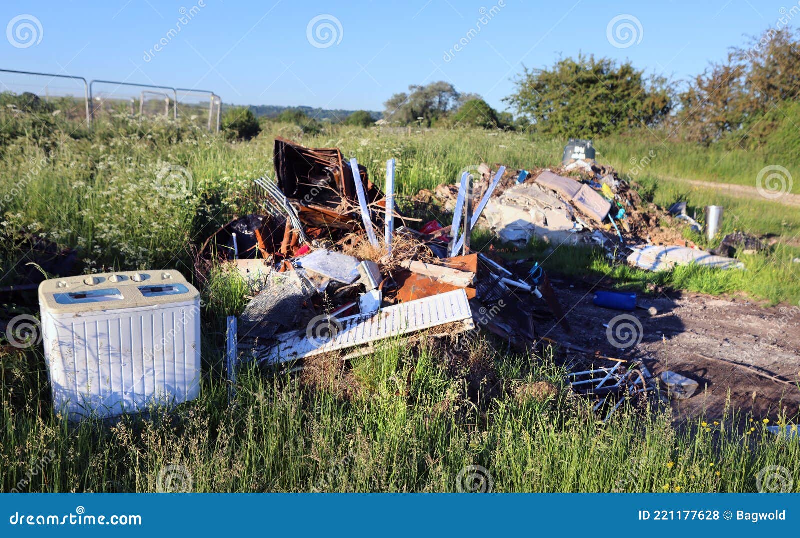 Waste Dumped in the Countryside, an Illegal Social Issue, Fly Tipping ...