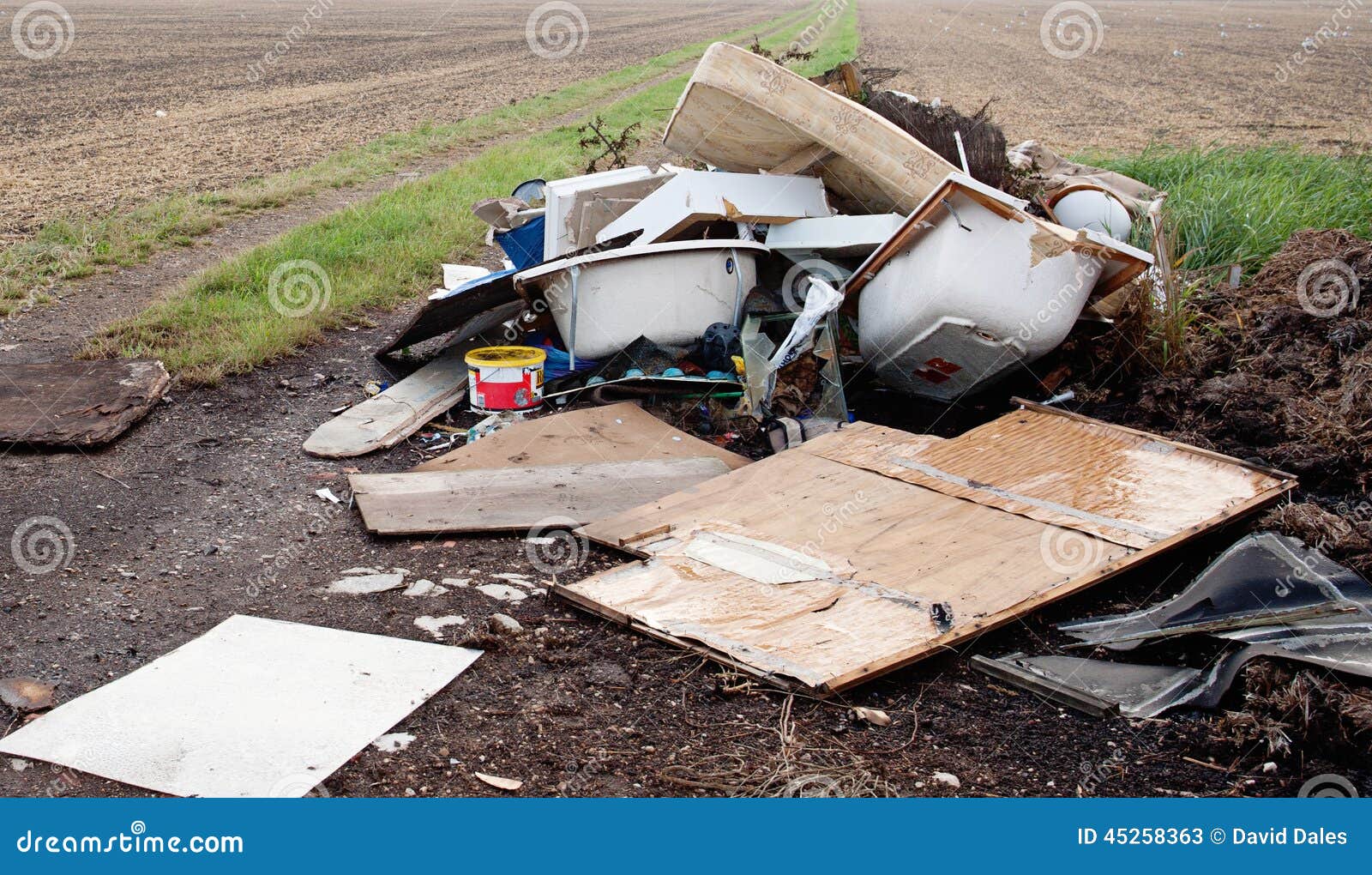 Waste dumping stock image. Image of junk, scrap, dump - 45258363