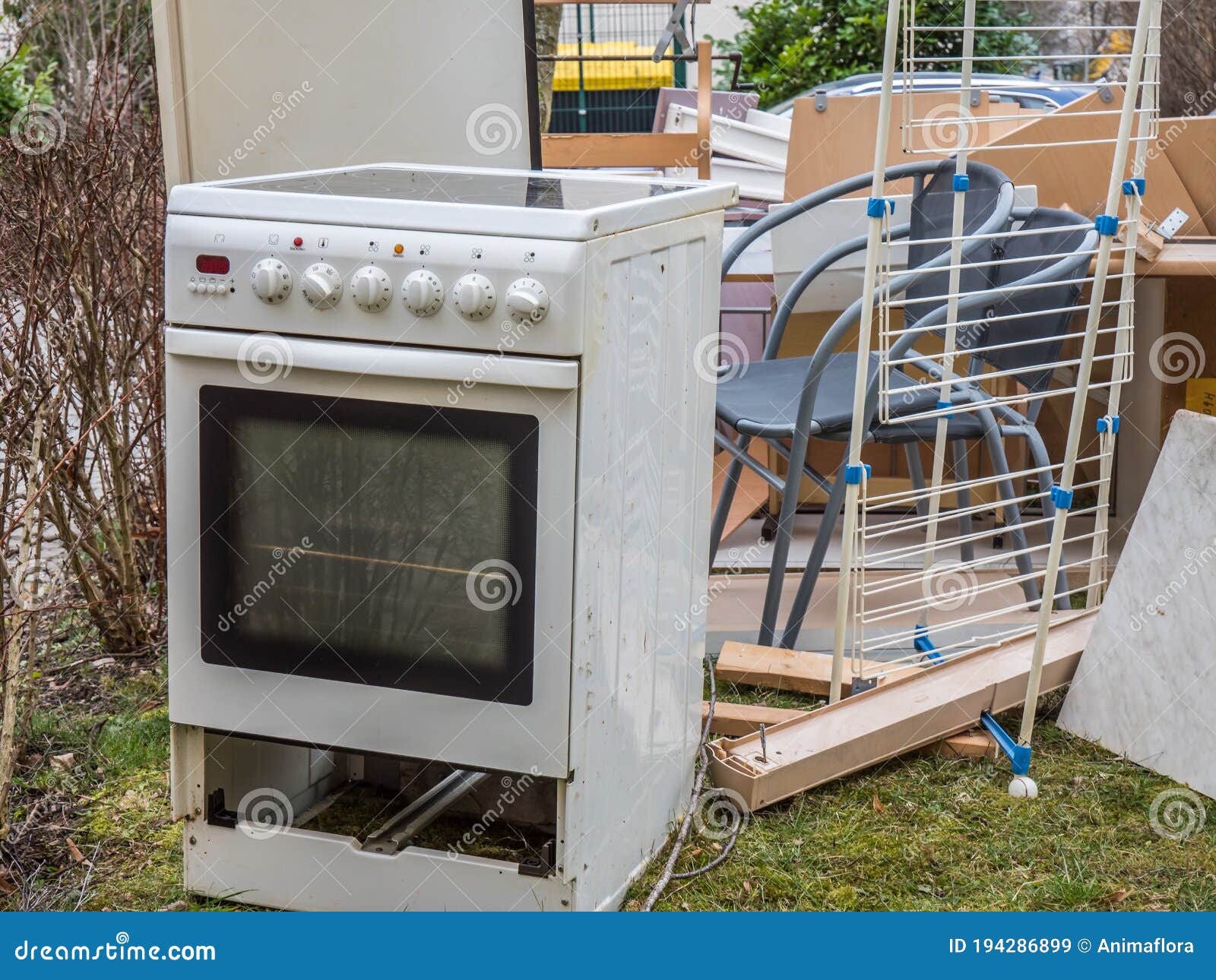 Waste Electrical and Electronic Equipment Stock Image - Image of ...