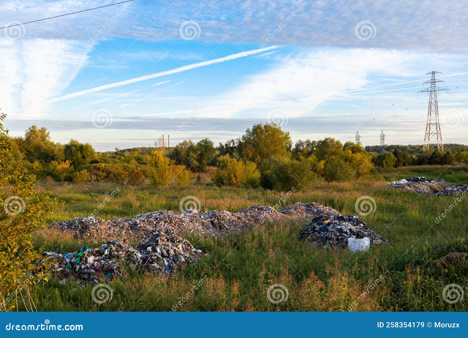 Waste, Garbage Thrown in Nature Stock Image - Image of green, recycle ...