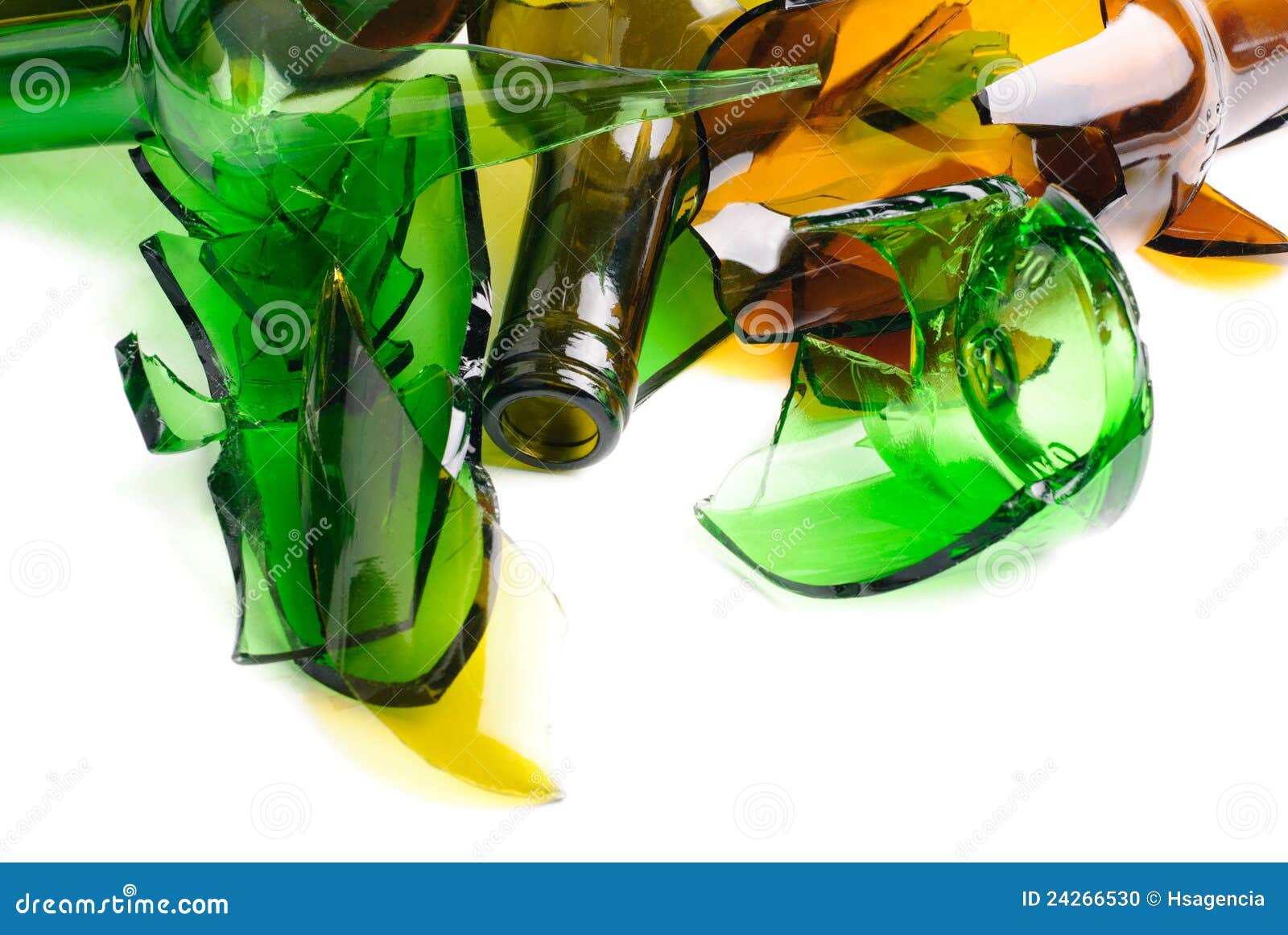 Waste glass.Recycled stock photo. Image of destruction - 24266530