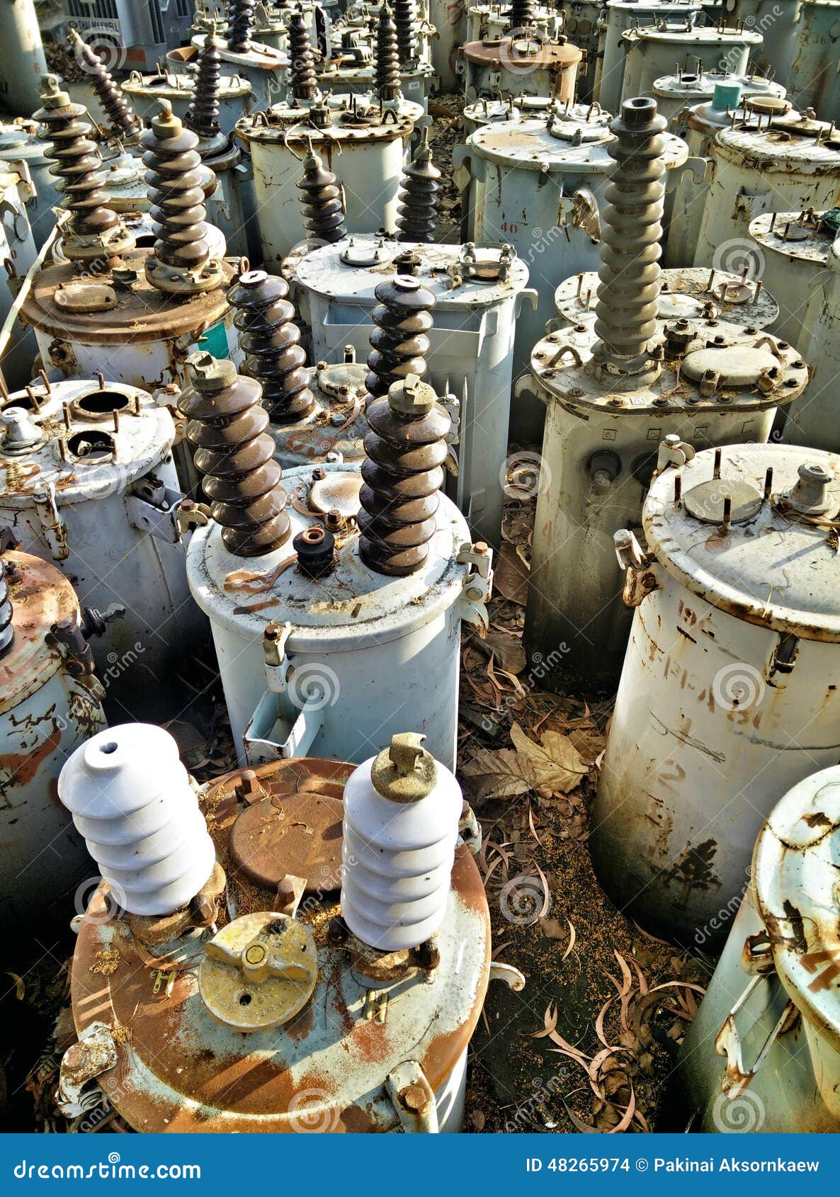 Waste High Voltage Transformer Editorial Stock Image - Image of alleys ...