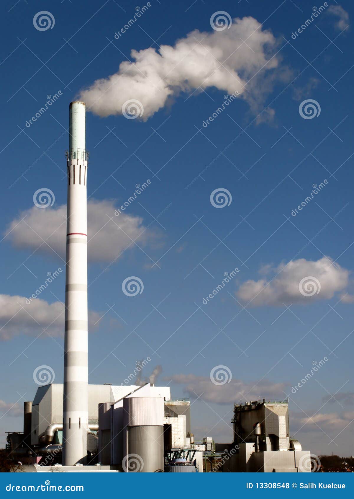 Waste incineration stock photo. Image of chimney, heating - 13308548