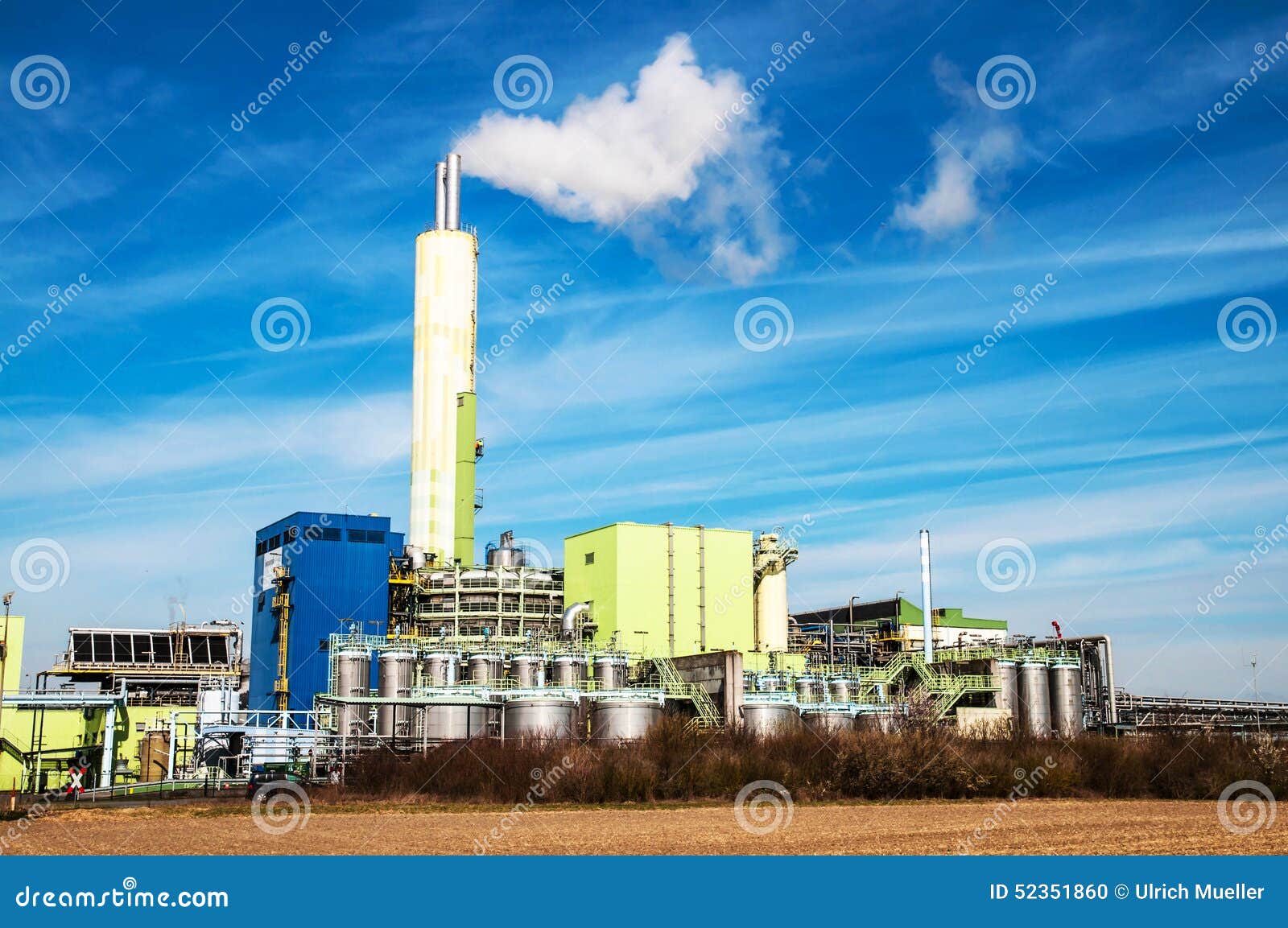 Waste incineration stock photo. Image of environment - 52351860