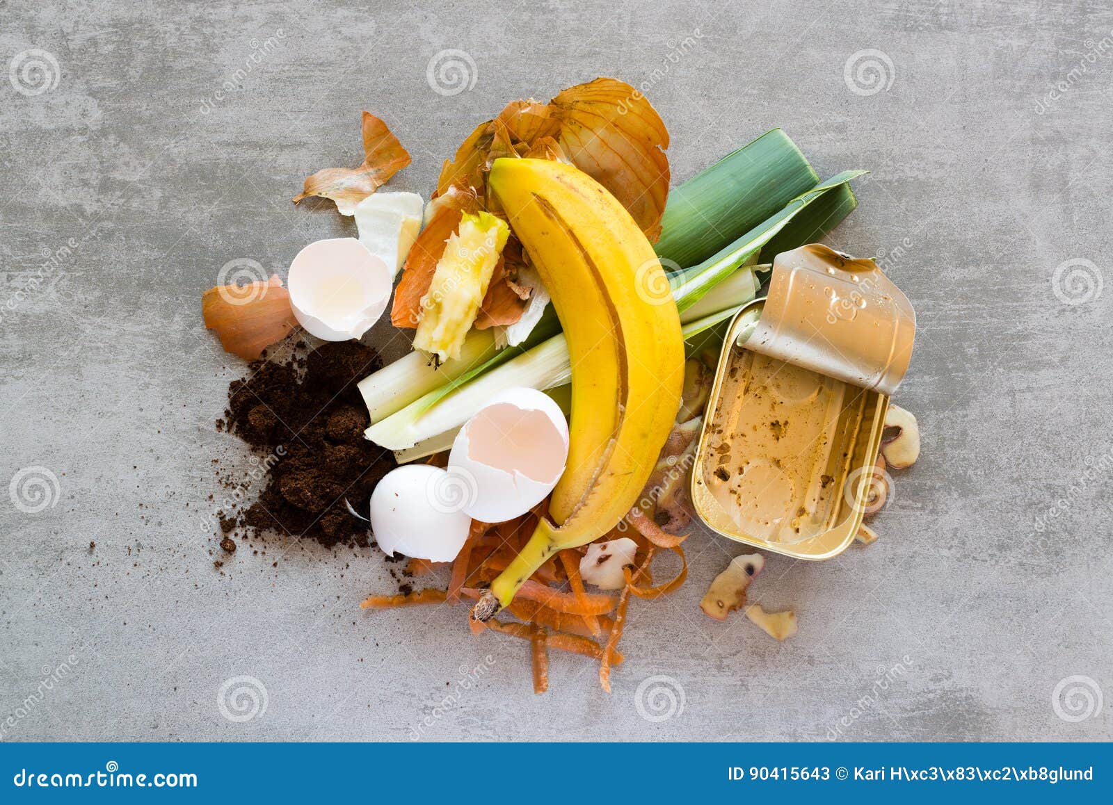 Waste from the kitchen stock image. Image of container - 90415643