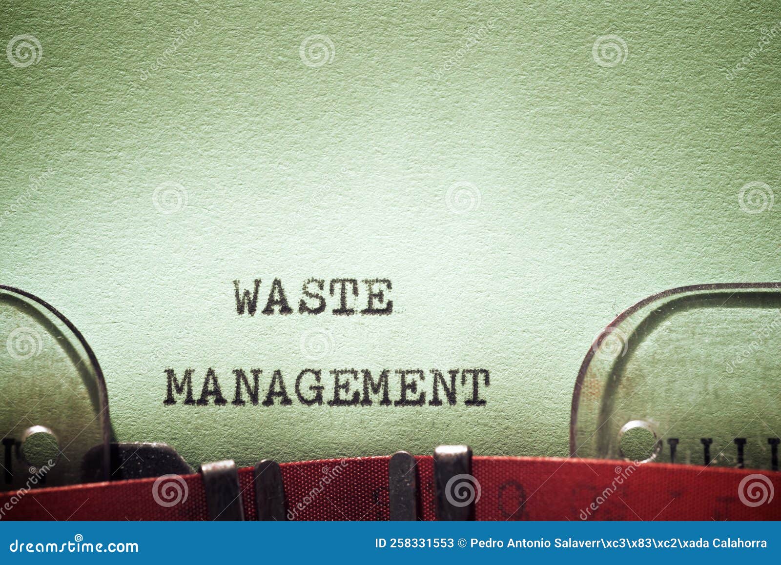 Waste management concept stock image. Image of green - 258331553